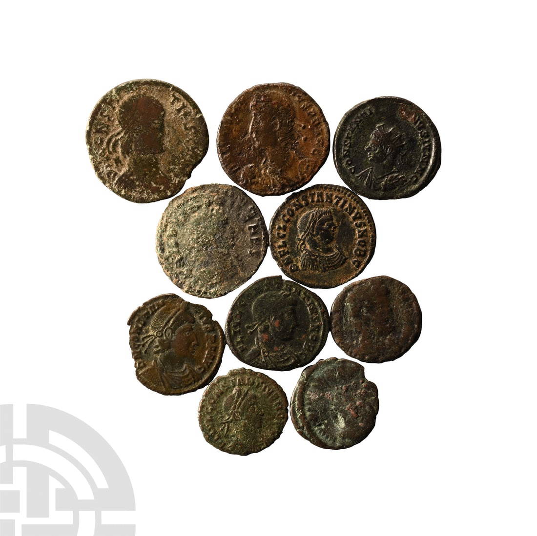 Ancient Roman Imperial Coins - Mixed Constantinian Ae Group [10] Auction