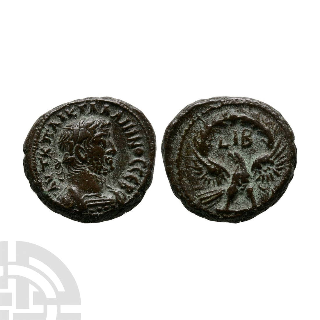 Ancient Roman Provincial Coins - Gallienus - Eagle Ae Potin Tetradrachm ...