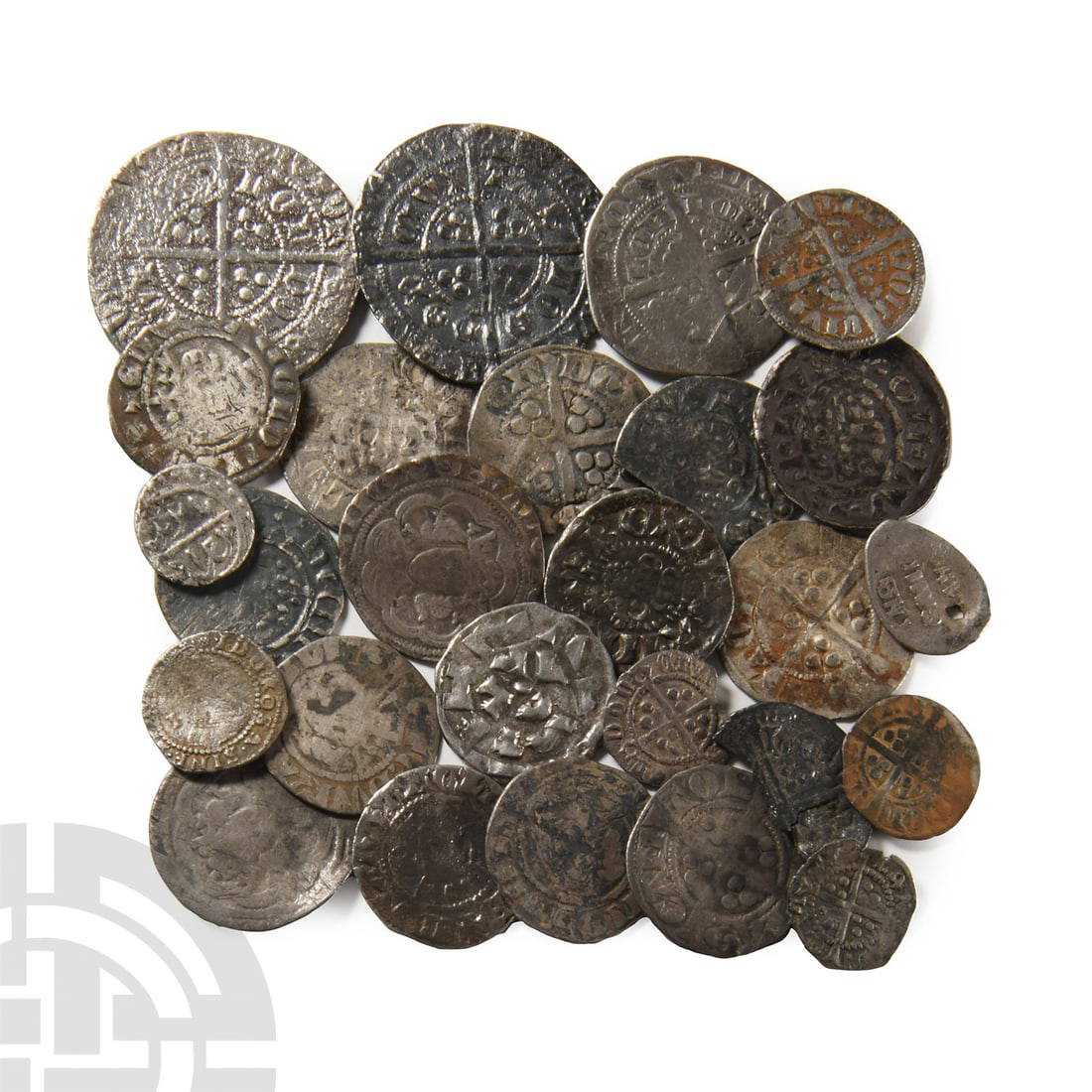 English Medieval Coins - Mixed English Hammered And Other Coin Group ...