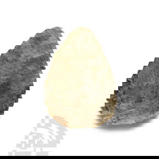 Stone Age 'historic British' Knapped Flint Handaxe Auction