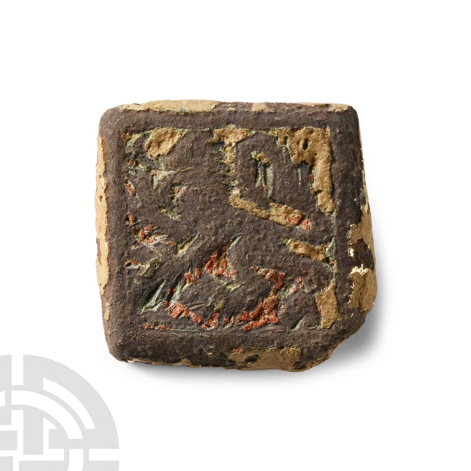 Medieval Enamelled Gilt Bronze Heraldic Stud With Lion Auction