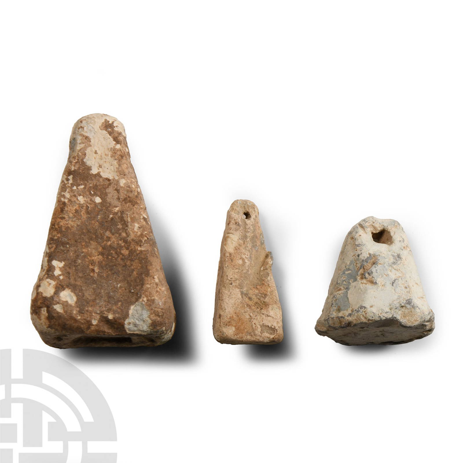 Medieval Lead Steelyard Weight Group Auction