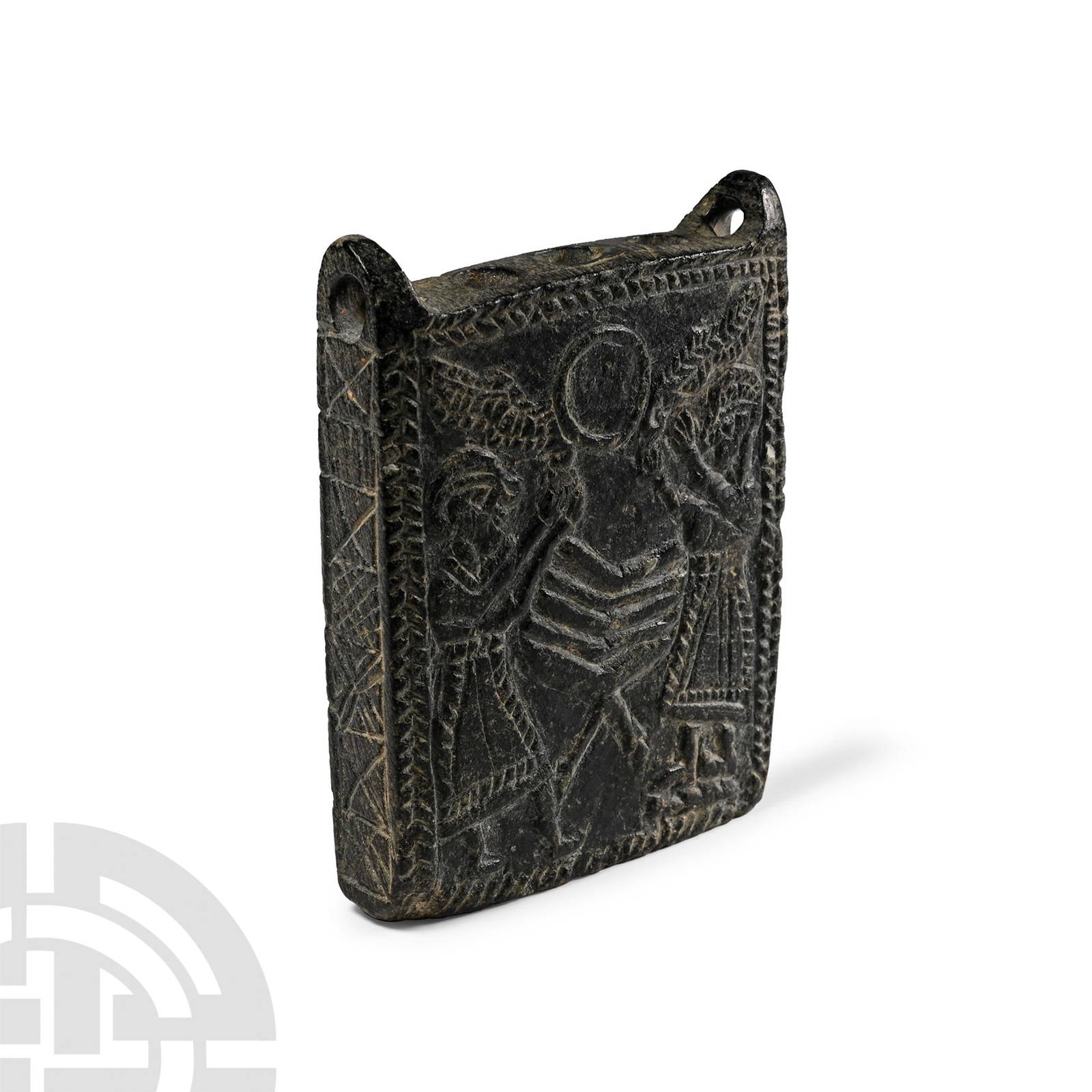 Mesopotamian Black Stone Kohl Container Auction