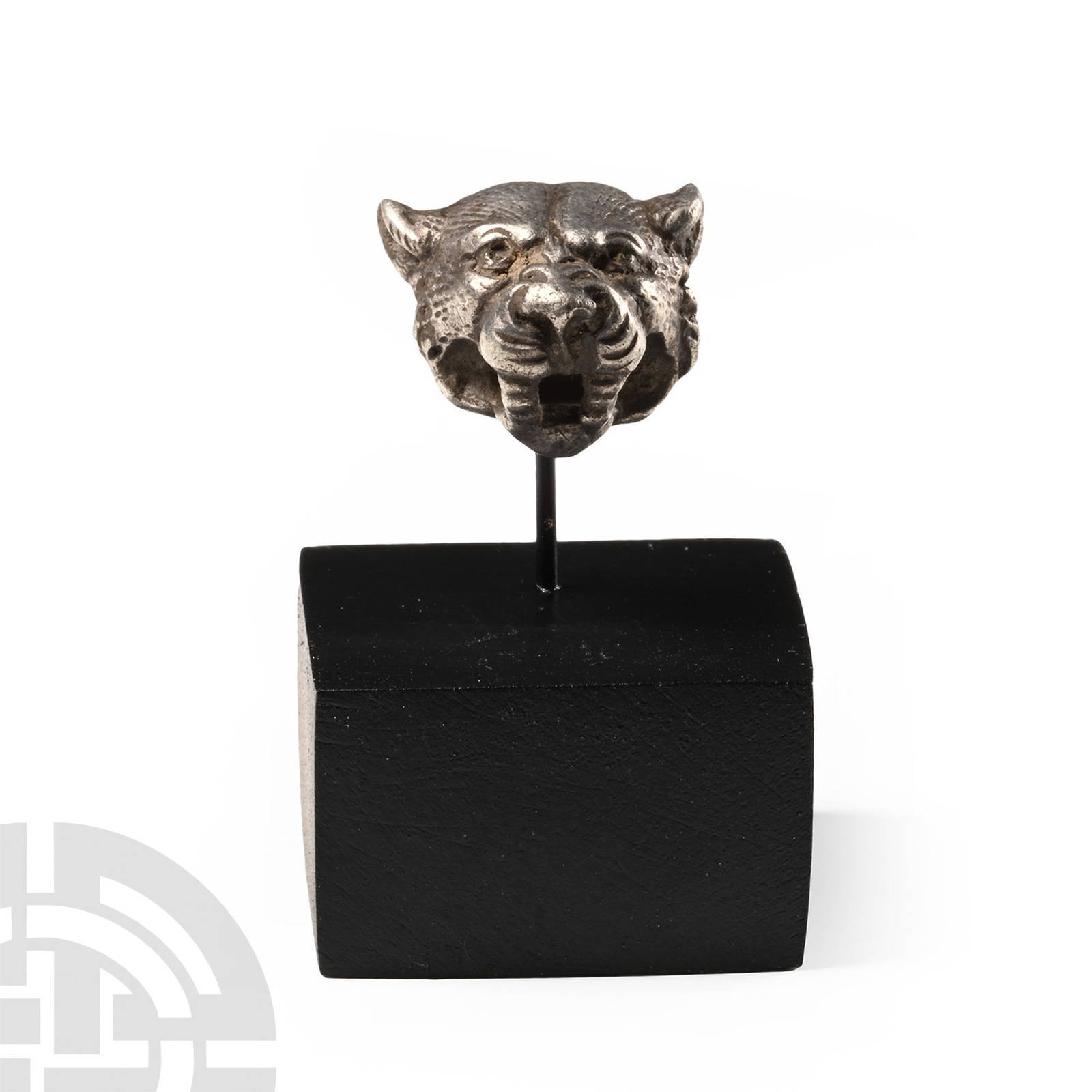 Roman Silver Head Of A Panther Auction