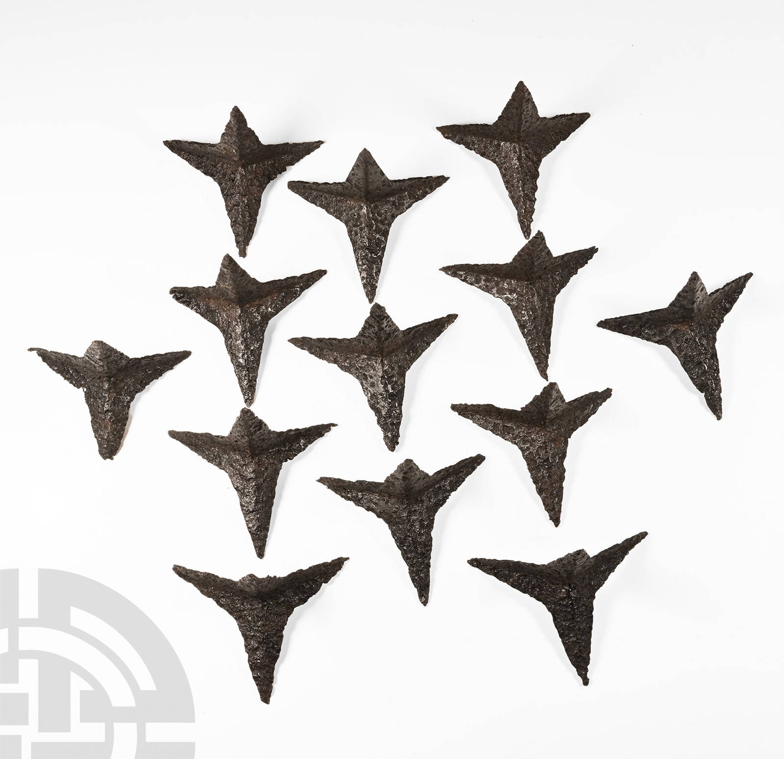 Medieval Iron Caltrop Anti-cavalry Group Auction