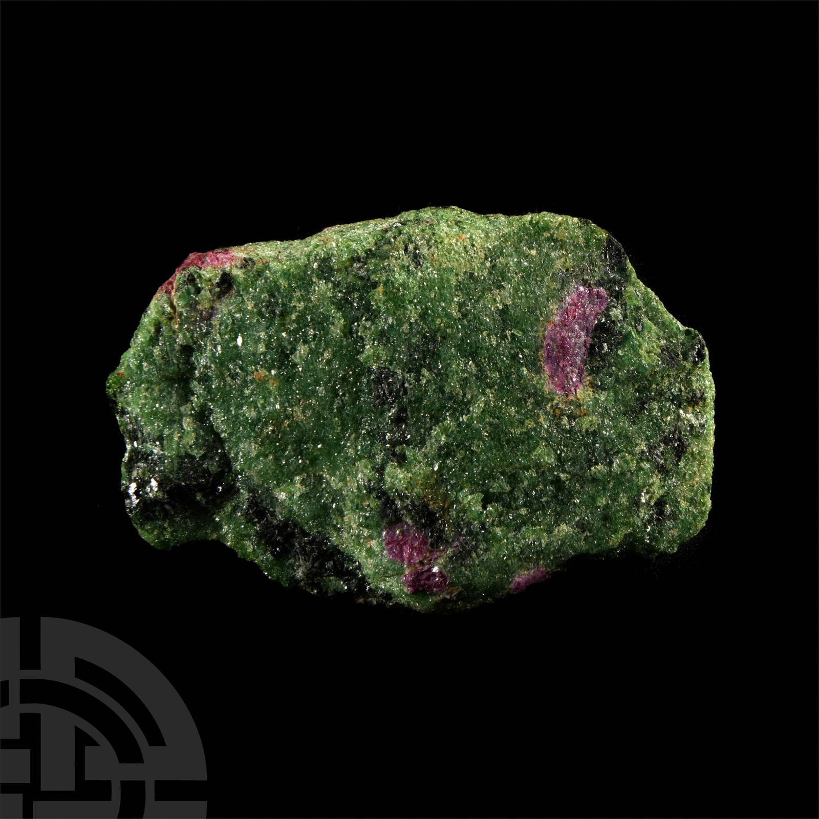 Natural History - Historic 'tanzania' Ruby Chrom-zoisite Mineral ...