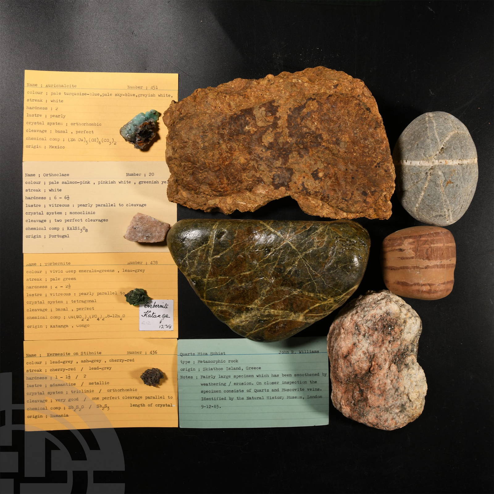 Natural History - Mixed Mineral Specimen Group. Auction