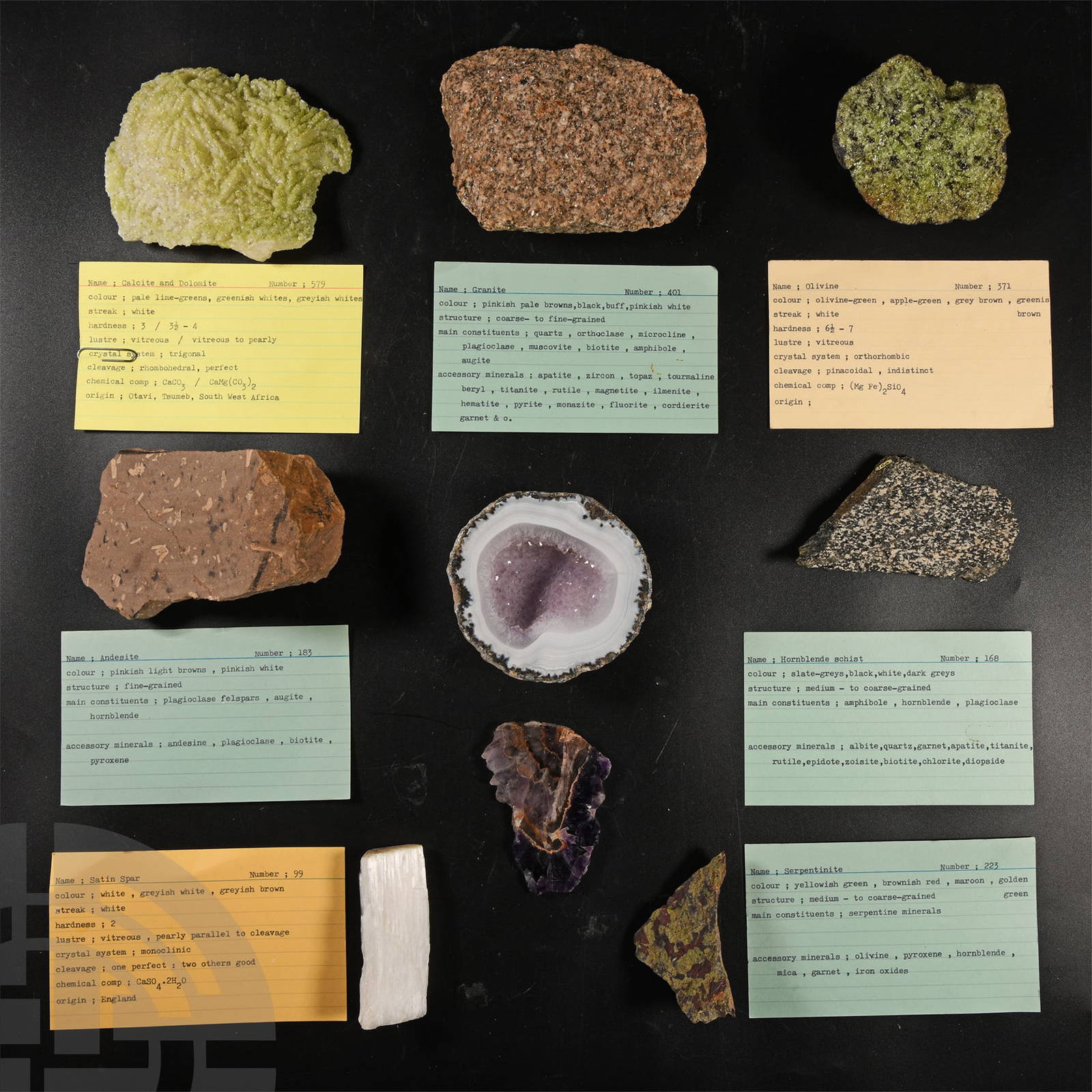 Natural History - Historic Mineral Specimen Collection. Auction