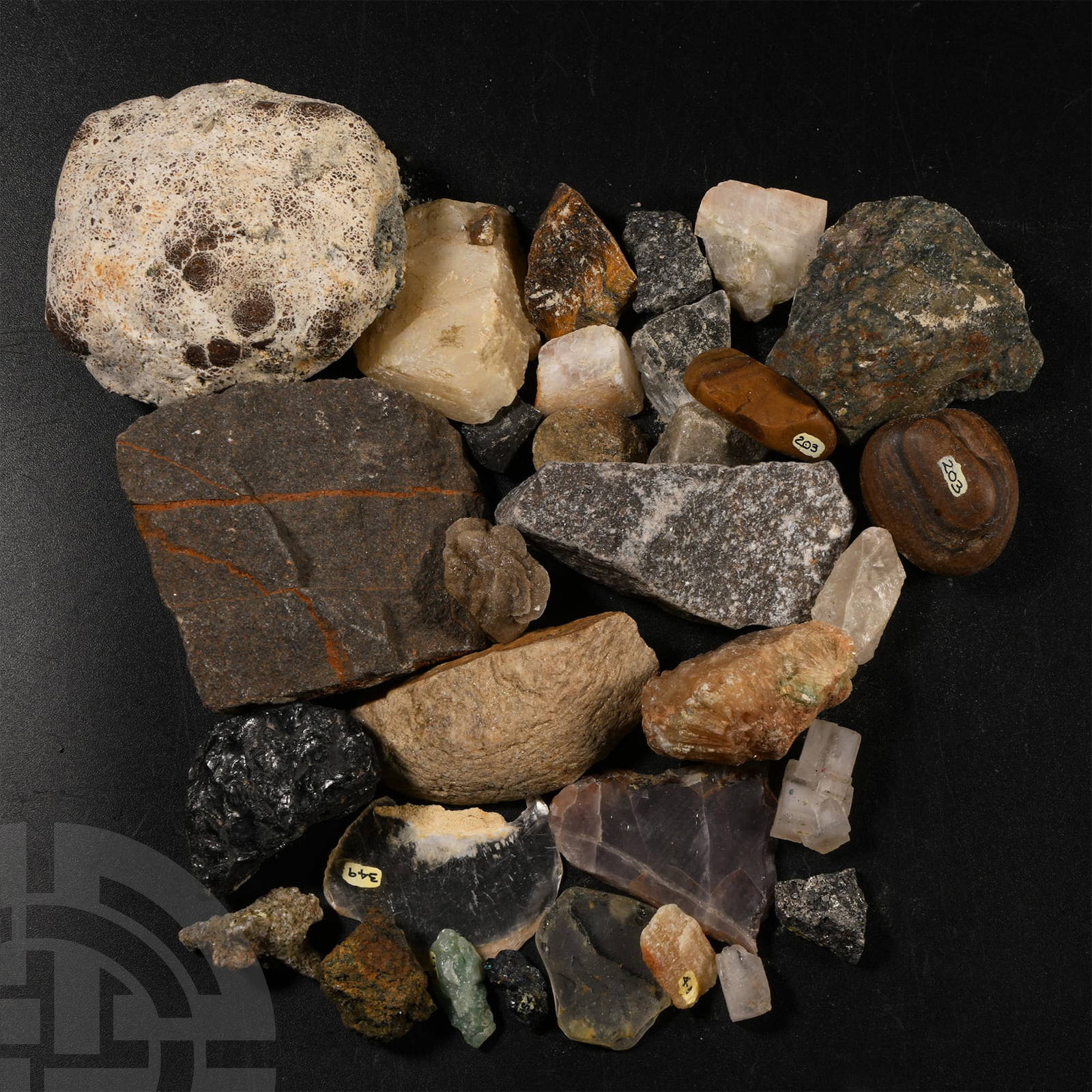 Natural History - Mixed Mineral Specimen Group. Auction