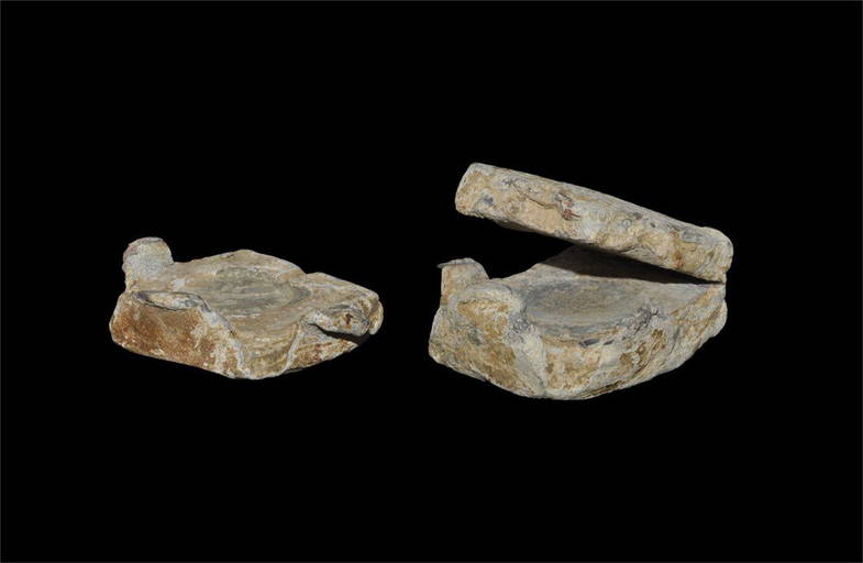 Roman Lead Coin Forger's Mould Group - Dec 14, 2012 | TimeLine Auctions ...