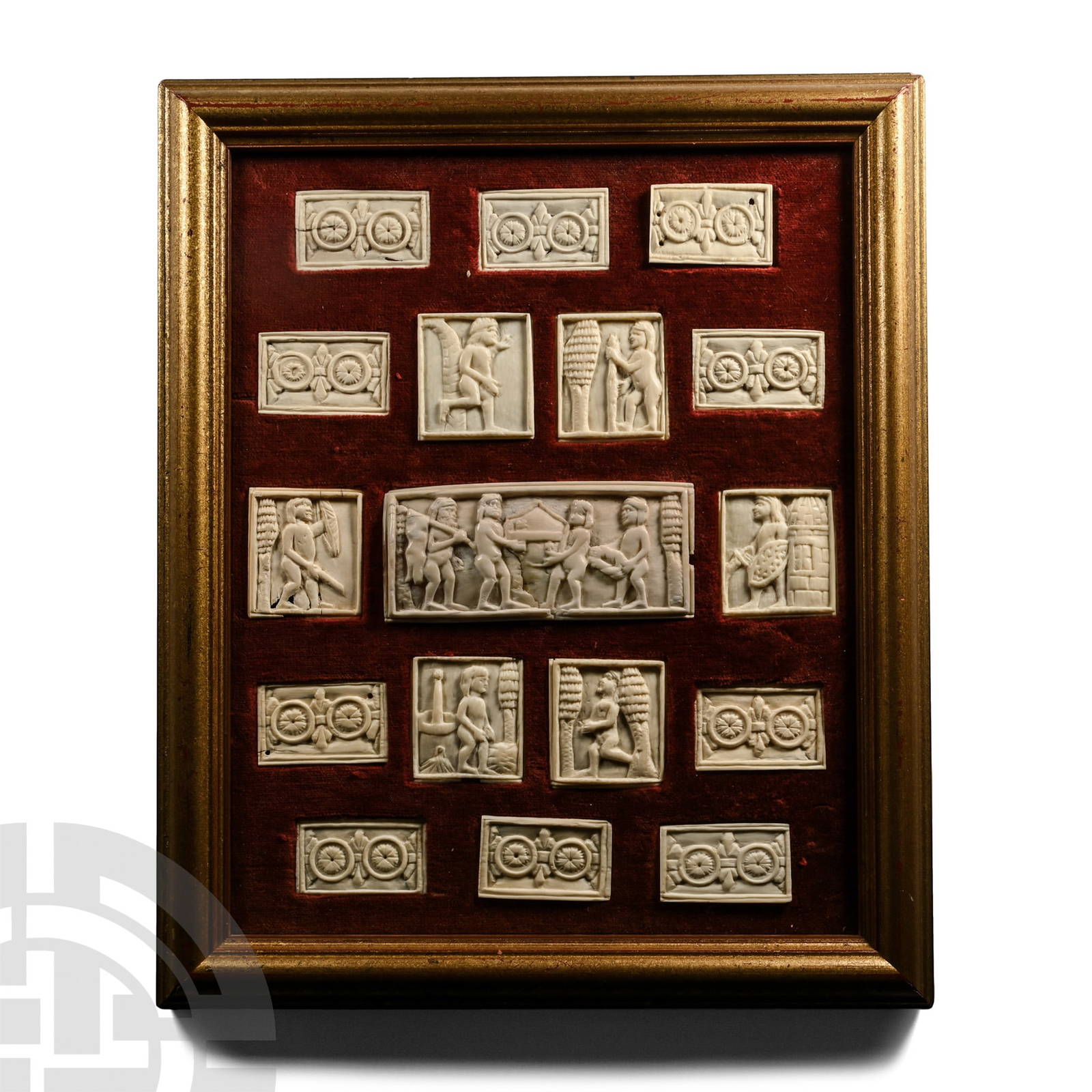 Medieval Carved Bone Plaques From The Embriachi Workshop Auction