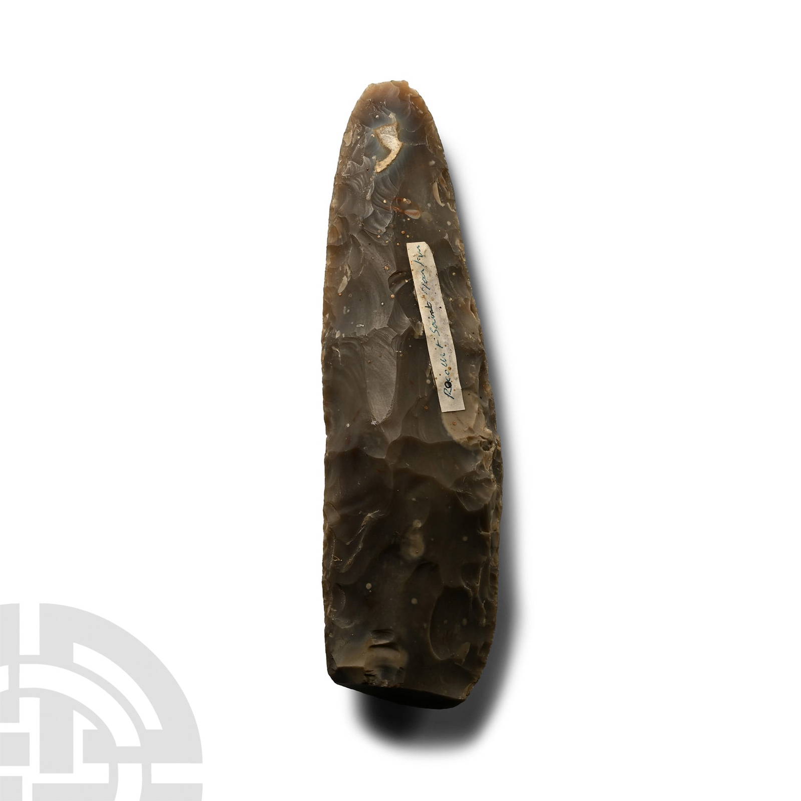 Large Stone Age French Flint Axe Head Auction