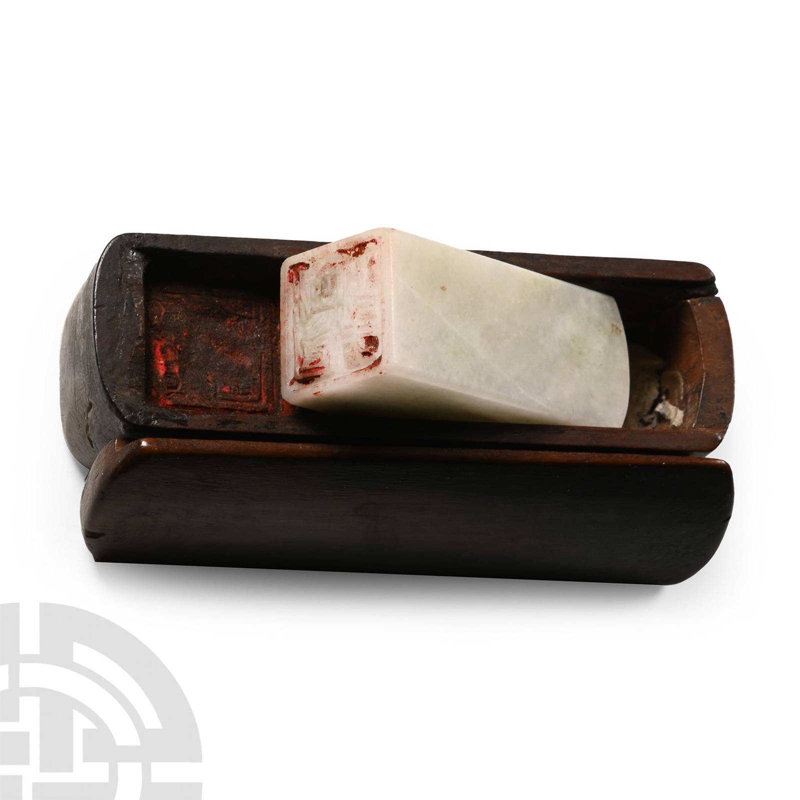 Chinese Jade Boxed 'chop' Seal Auction