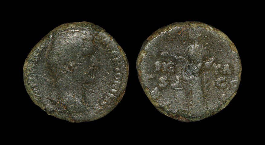 Roman Antoninus Pius Under Hadrian Pietas Sestertius