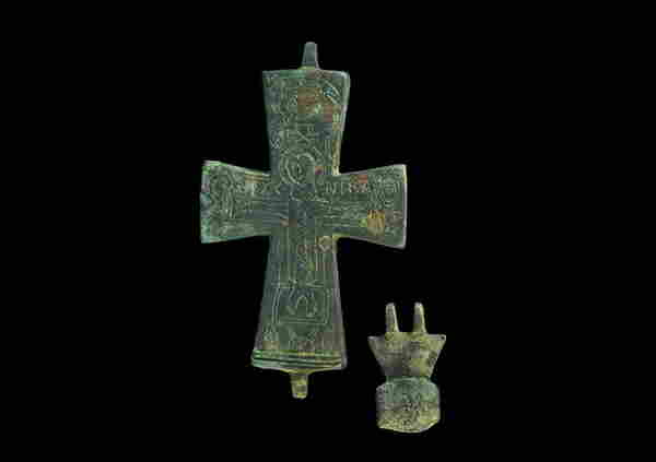 Byzantine Bronze Reliquary Pectoral Cross Pendant - Jun 21, 2013 ... Byzantine Bronze Reliquary Pectoral Cross Pendant - Jun 21, 2013 ...