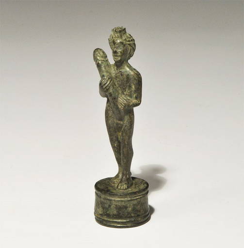Roman Bronze Priapus Statuette