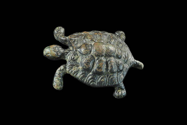 Roman Bronze Tortoise Figurine