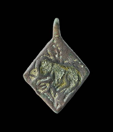 Medieval Enamelled Bronze 'leopard' Heraldic Horse