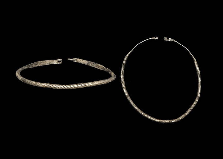 Iron Age Thracian Silver Neck Torc