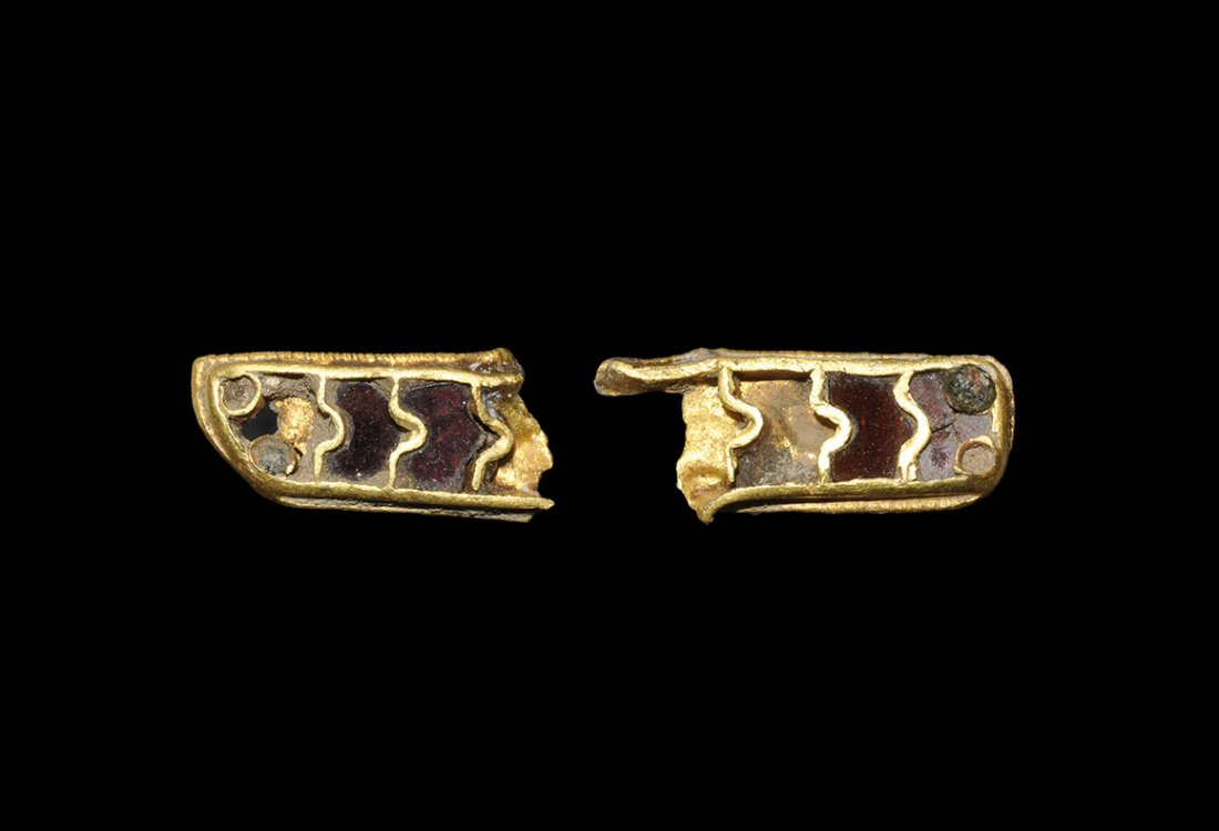 Merovingian Gold and Garnet Sword Hilt Fragment - Feb 26, 2019 ...