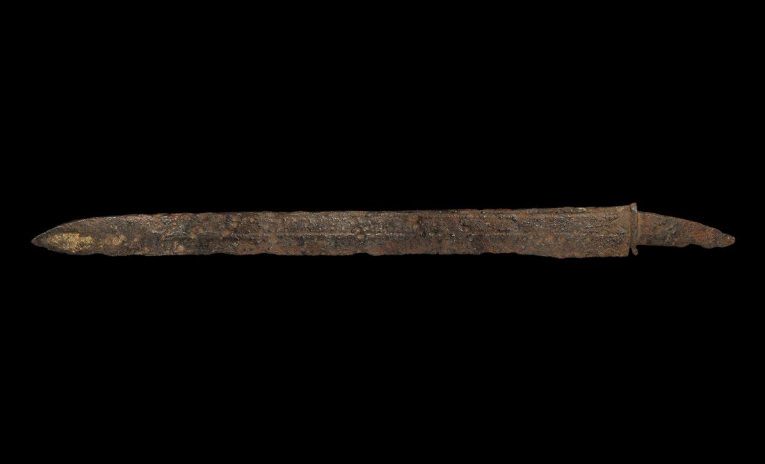 Anglo Saxon Iron Single Edged Sword Blade