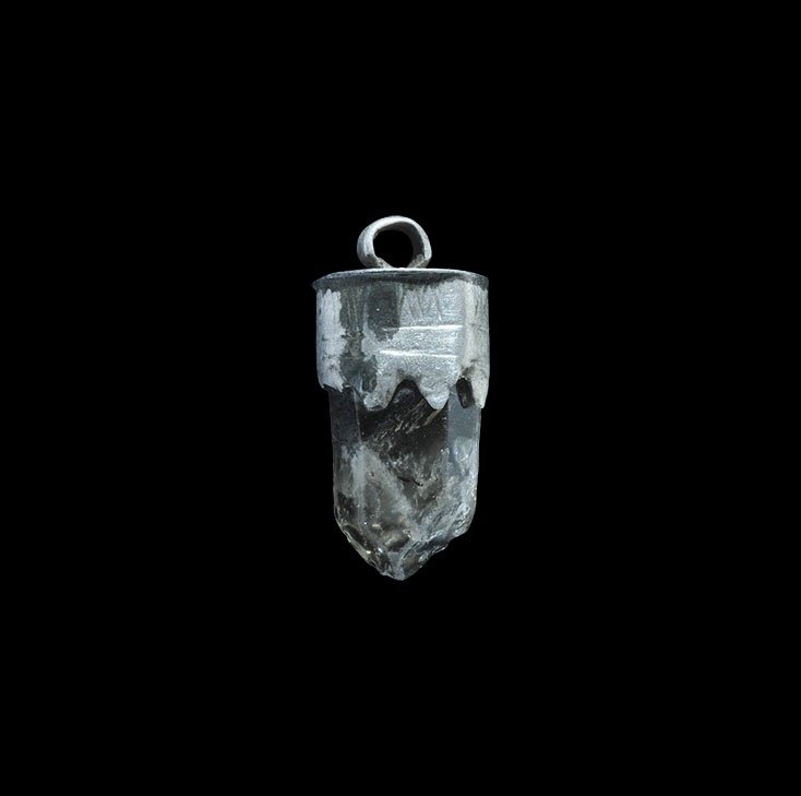 Viking Rock Crystal Elf-Shot Pendant