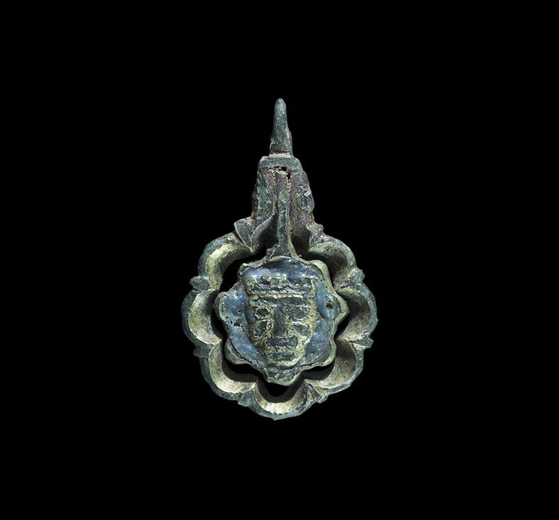 Medieval Heraldic Horse Harness Pendant