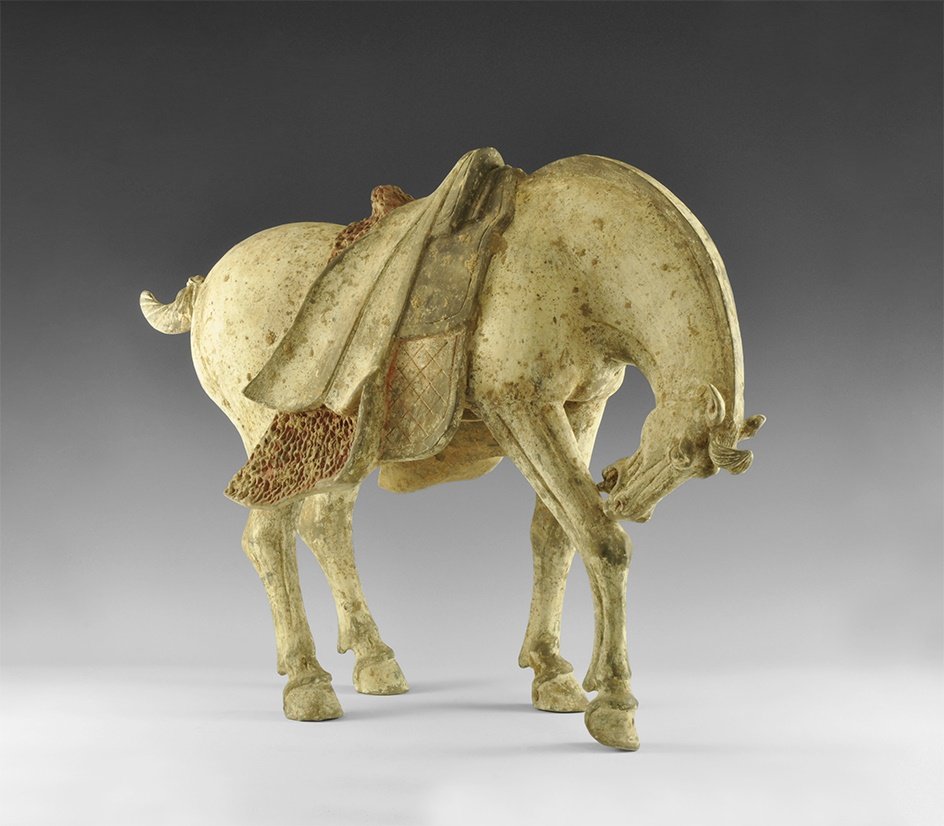 Chinese Stooping Horse Figurine - Feb 25, 2016 | TimeLine Auctions Ltd ...