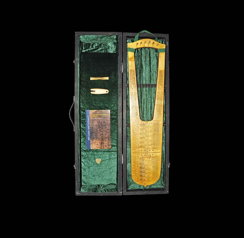 Germanic Trossingen Lyre Museum Replica