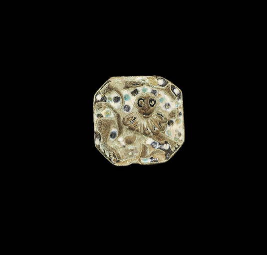 Medieval Limoges Lion Mount