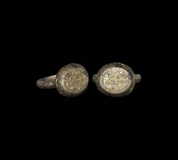 Medieval Gilt 'ihs' Ring