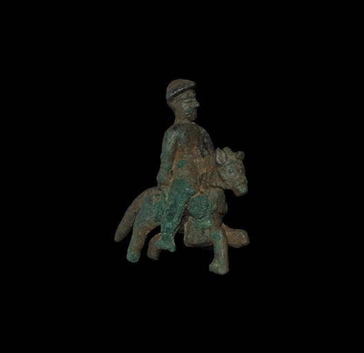 Western Asiatic Parthian Horse And Rider Statuette