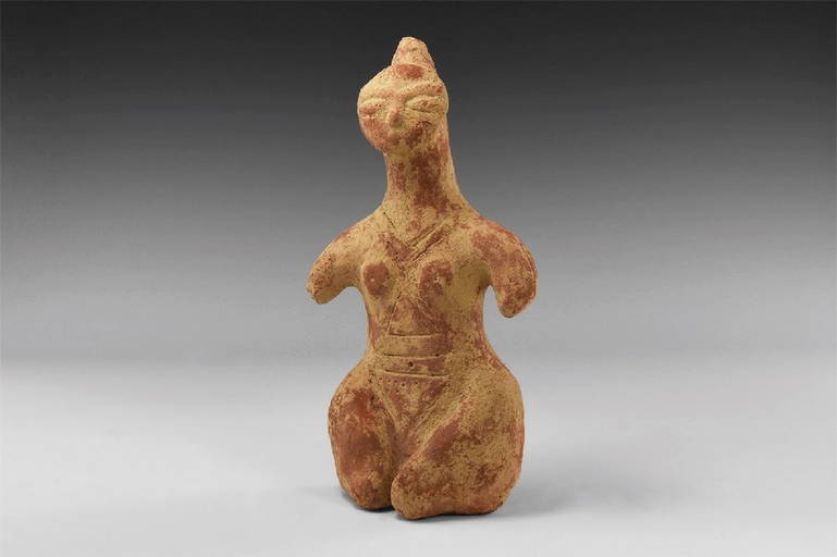 Western Asiatic Seated Idol