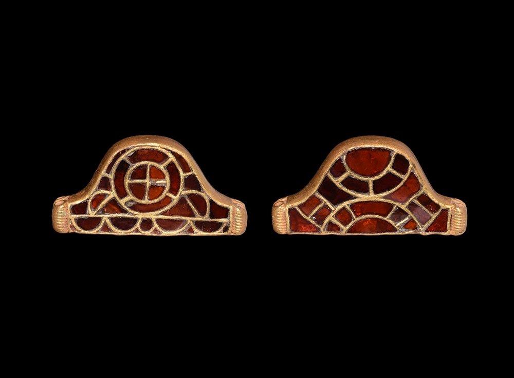 Merovingian Gold and Garnet Sword Hilt Fragment - Feb 26, 2019 ...