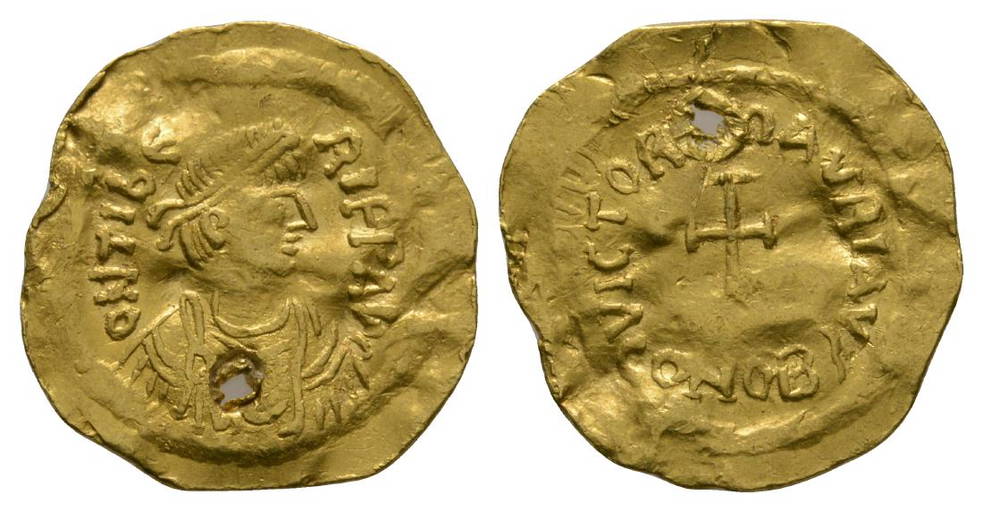 Byzantine Coins Maurice Tiberius Gold Tremissis