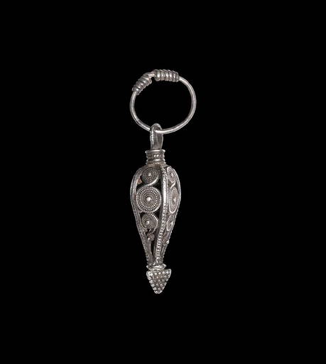 Viking Pendant With Filigree Scrolls