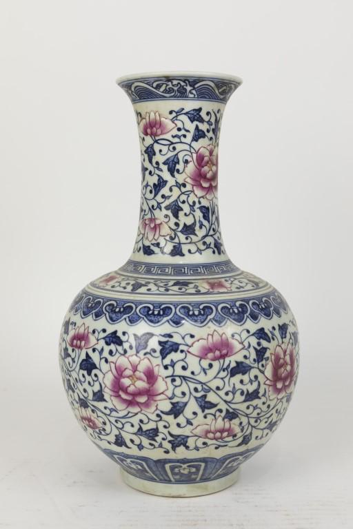 CHINESE BOTTLENECK VASE (#8397) on Mar 26, 2023 | Artingstall ...