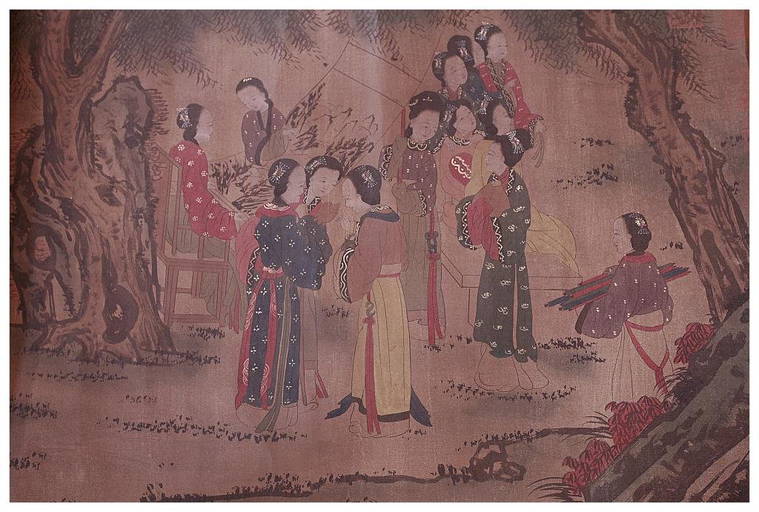 Chinese Scroll Painting By Leng Mei, Qing Dynasty