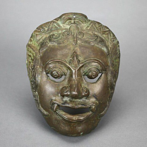 INDONESIAN BRONZE MASK