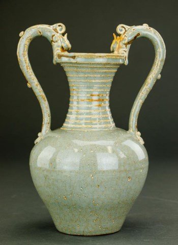 CHINESE FIVE GENERATION STYLE CELADON POT
