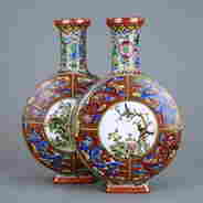 FAMILLE ROSE MOON FLASK QIANLONG MARK AND PERIOD - May 29, 2021 ...