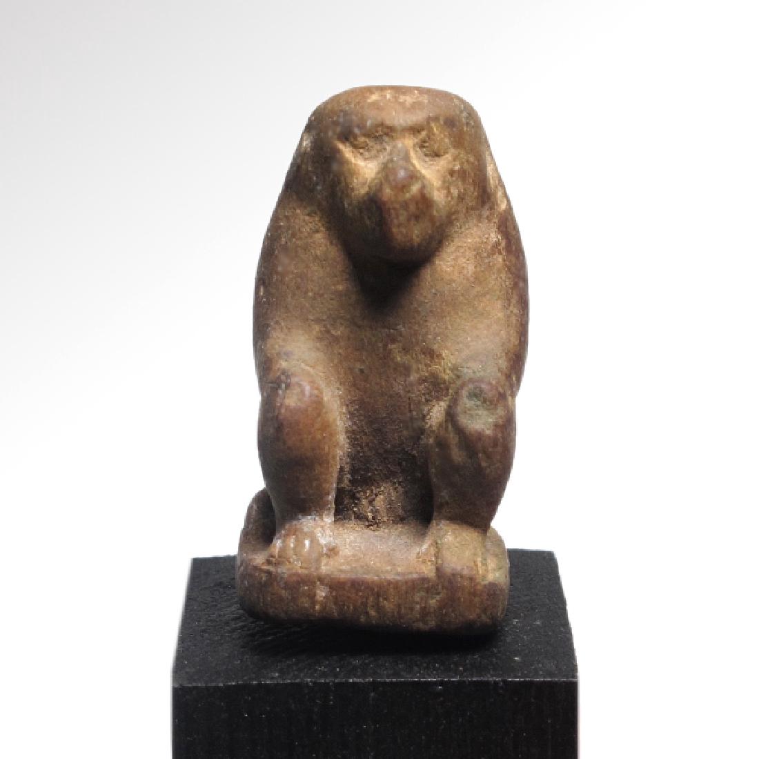 Egyptian figure of Baboon God Thoth, c. 664-525 B.C.
