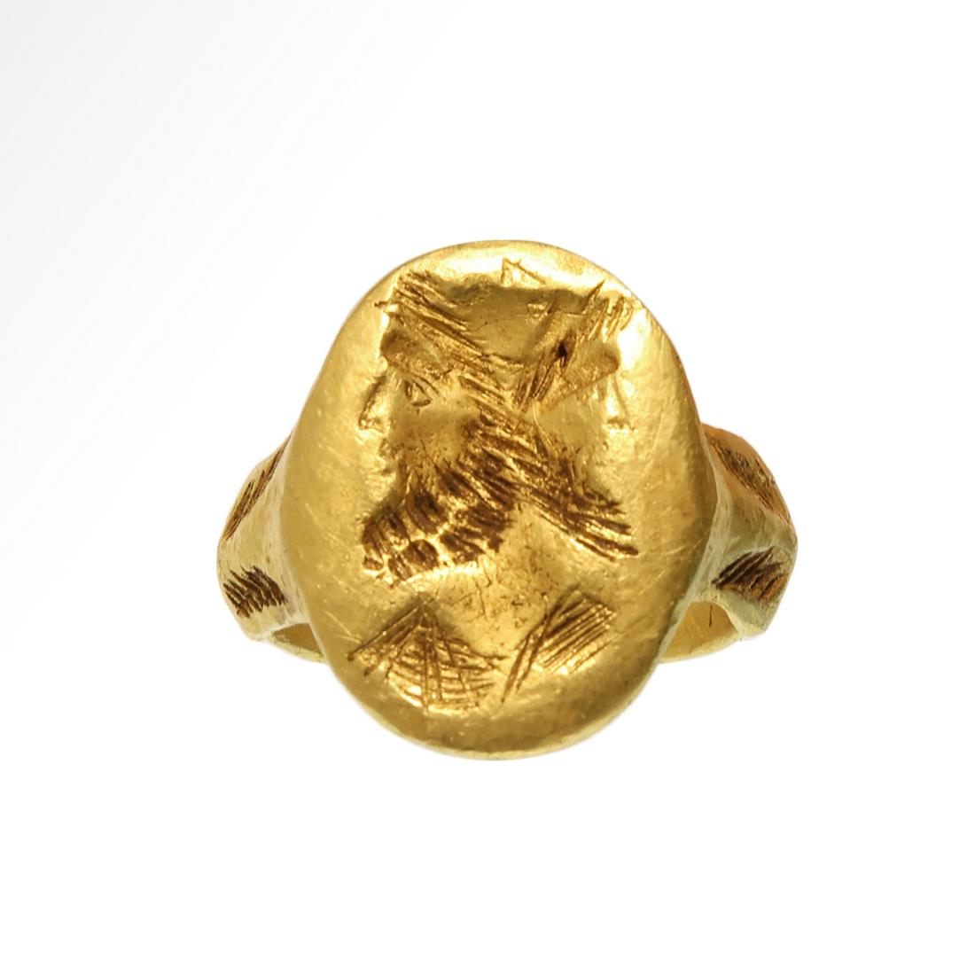 Roman Solid Gold Ring with Janus Double Head, 1st-2nd - Nov 06, 2019 ...
