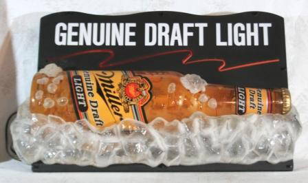 Miller Genuine Draft Light Lighted Sign