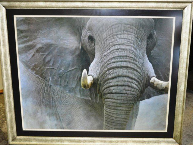 Robert Bateman "The Power of One" Large Elephant Print