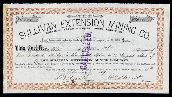 Sullivan Extension Mining Co.