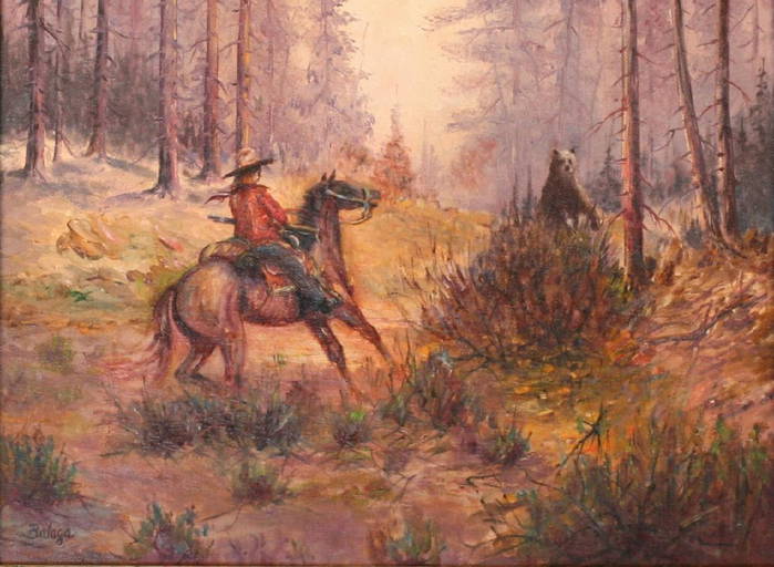 Tom Balazs, Oil On Art Board,