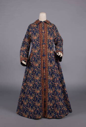 RESIST DYED & PRINTED WOOL WRAPPER, 1840s - Dec 07, 2022 | Augusta ...