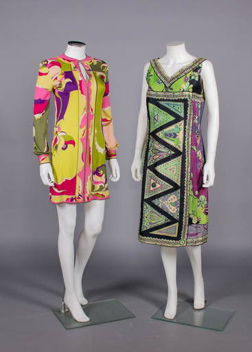 Two Emilio Pucci Party Dresses, Italy, 1964 1966