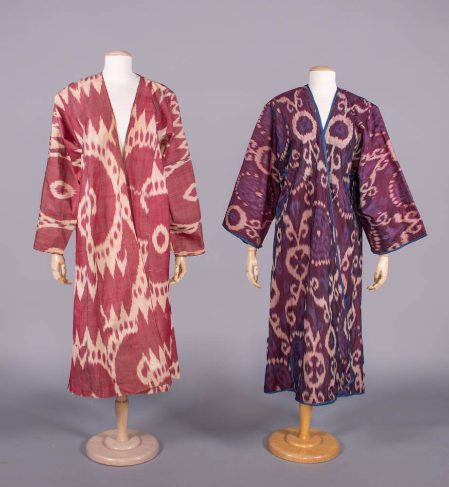 Two Silk Ikat Robes, Uzbekistan, Late 19th-early 20th C Auction